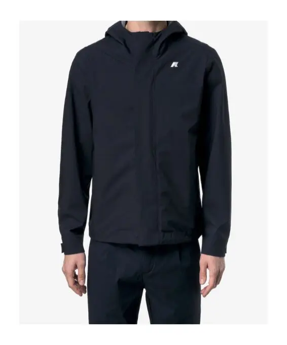 K-WAY Hooded Stretch Jacket With Zip Fastening