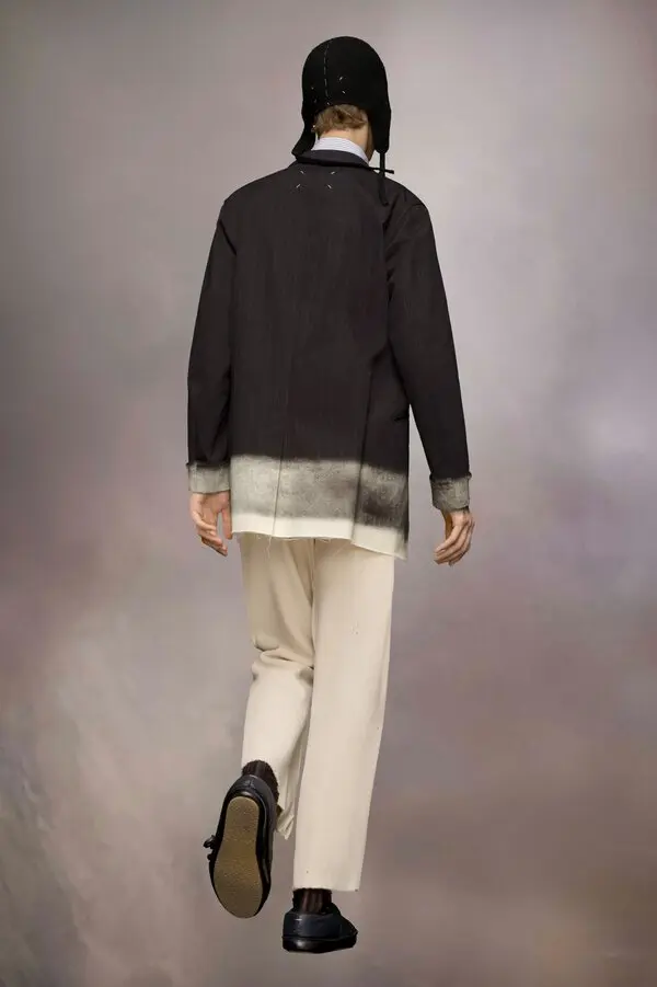 MAISON MARGIELA Pinstriped Button-up Blazer