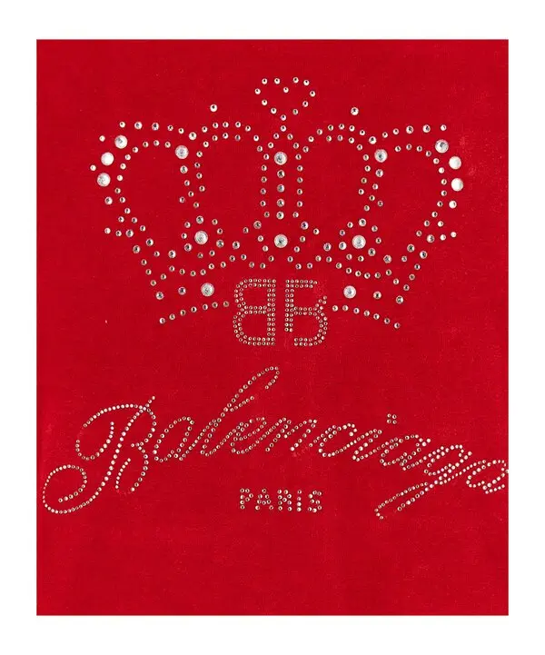 Balenciaga Embellished Logo Hooded Jacket