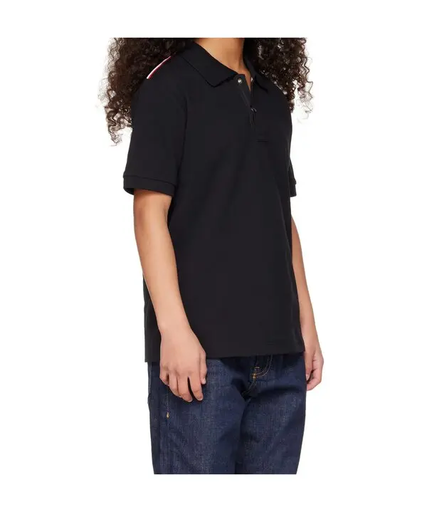 Moncler Striped Trim Polo Shirt