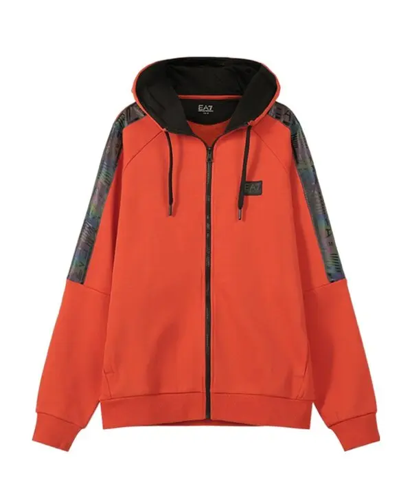 EA7 Hooded Zipper Sweater