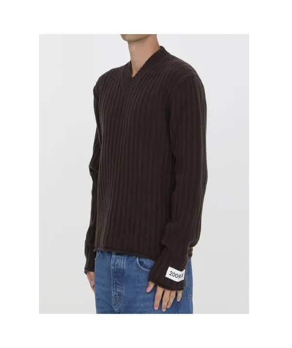 Dolce & Gabbana V-neck Knitted Jumper - Brown