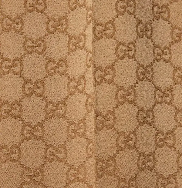 Gucci Gg Jacquard Elastic Waistband Pants - Camel