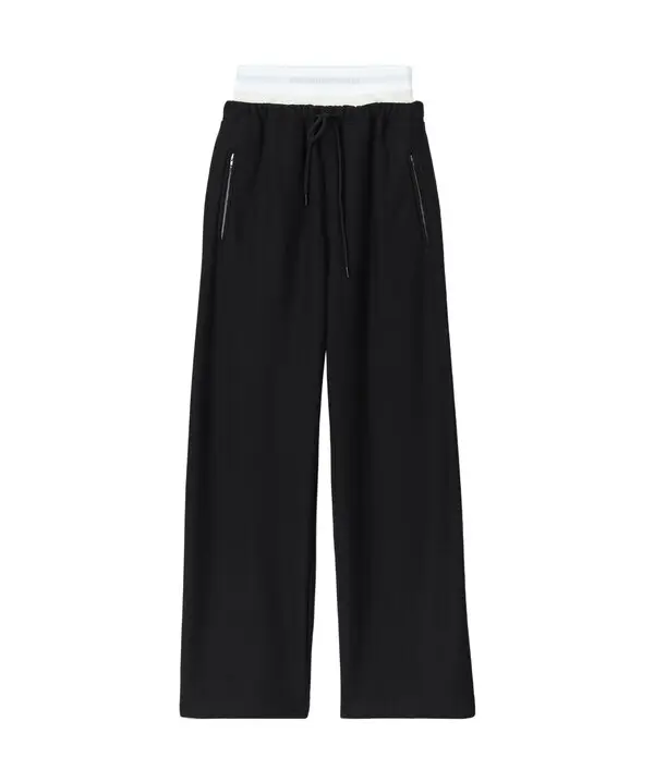 Alexander Wang Logo Decorated Stretch Sweatpants