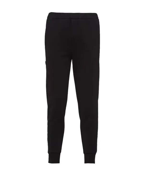 Prada Logo Plaque Sweatpants