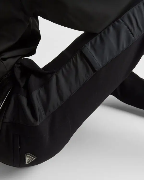 Prada Logo Plaque Sweatpants