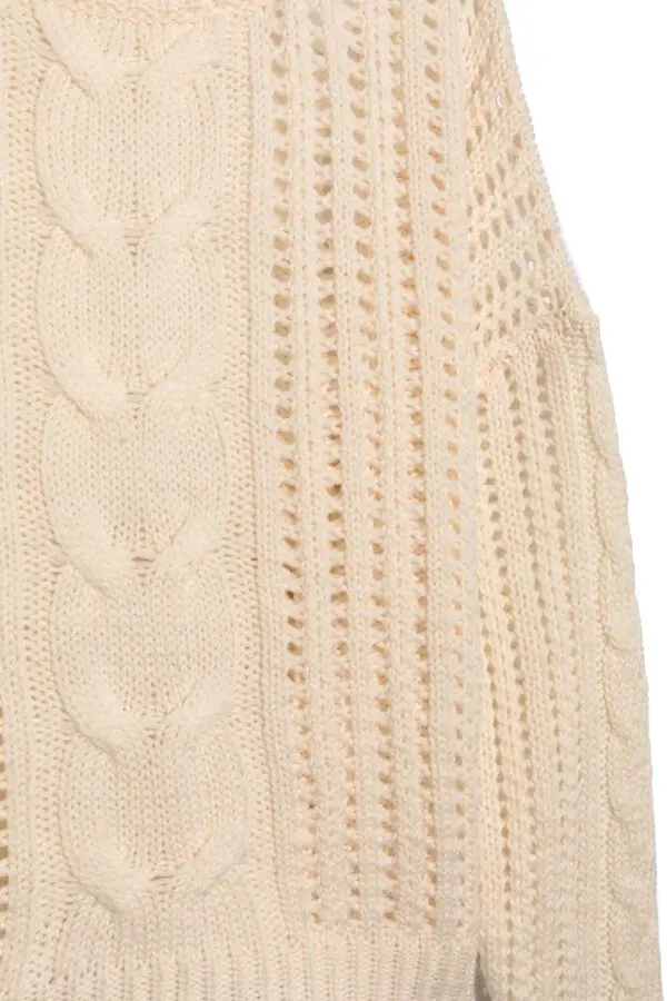Max Mara Crewneck Crochet Jumper