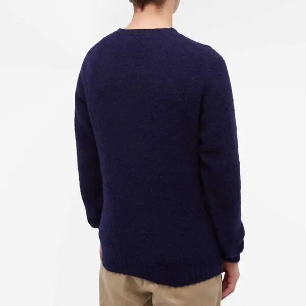 DRAKE'S LONDON Long-sleeved Crewneck Sweater