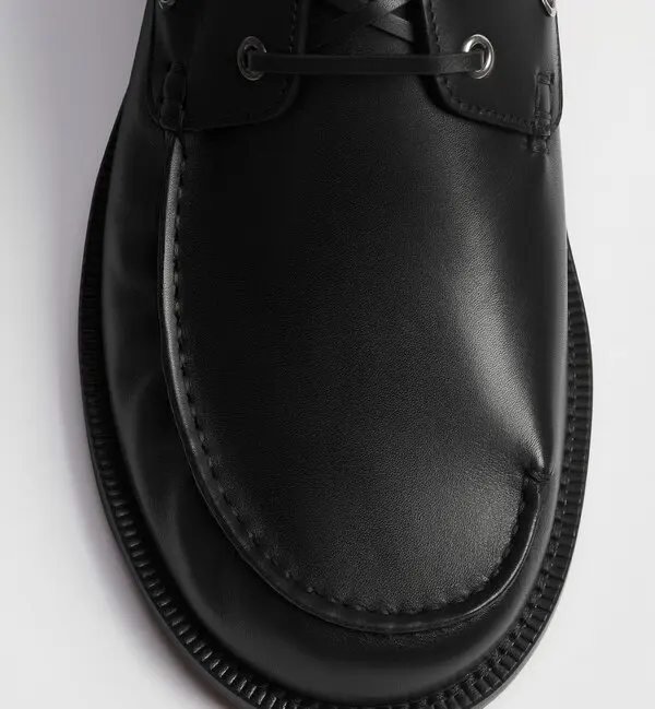 Dior Archie Boat Shoes - Black
