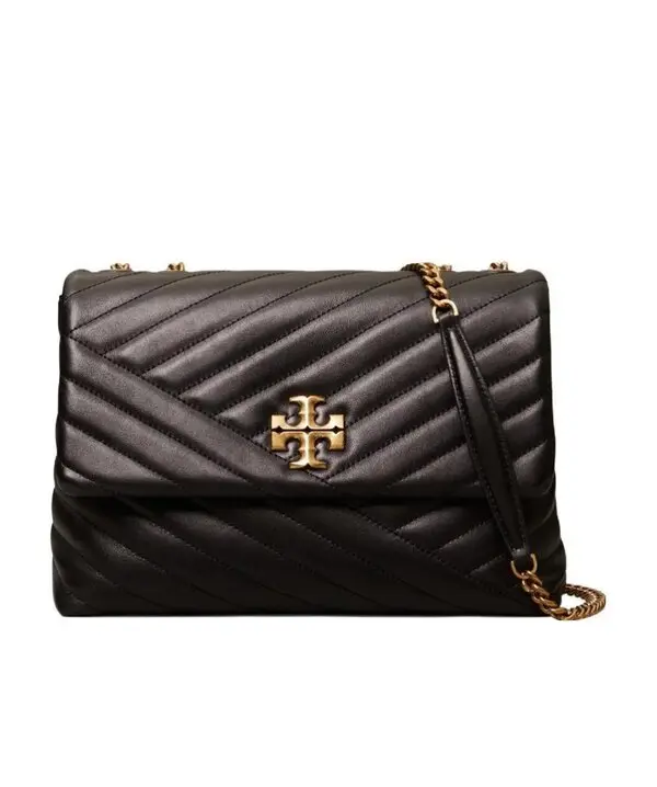Tory Burch Kira Chevron Convertible Shoulder Bag - Black