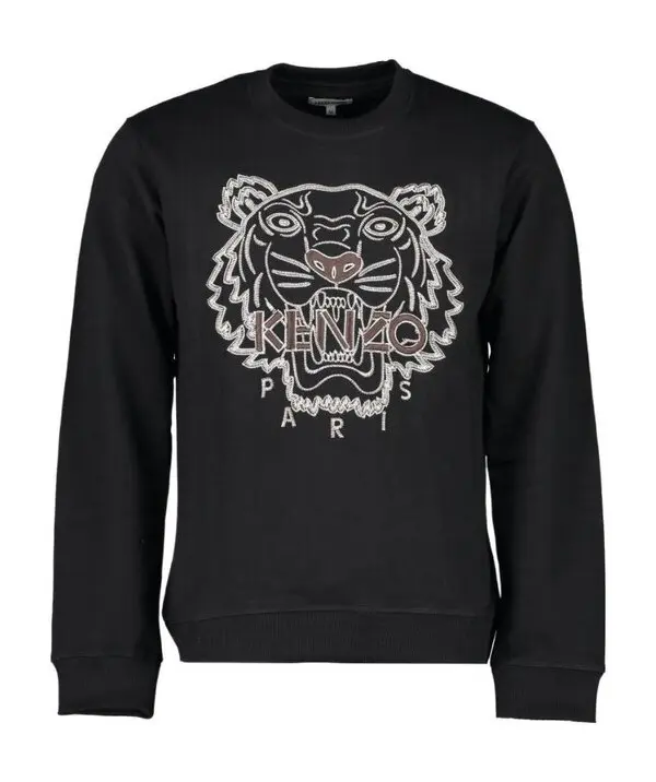 Kenzo Embroidered Tiger Sweatshirt - Black