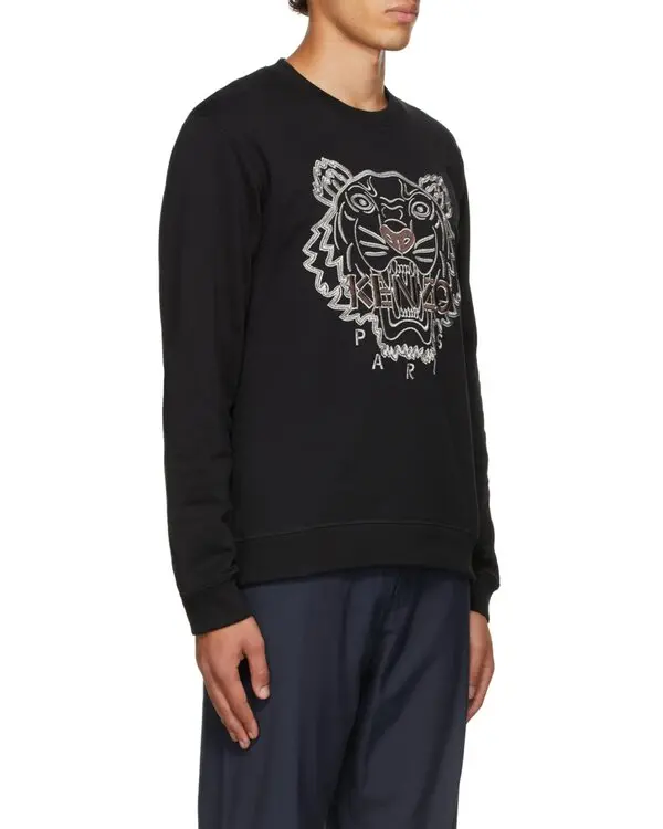 Kenzo Embroidered Tiger Sweatshirt - Black