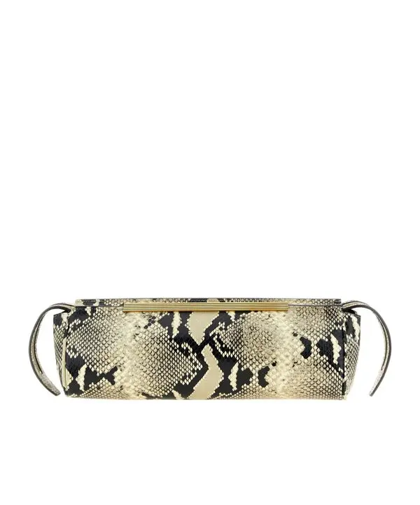 Khaite Donna Evening Clutch Bag - Nude