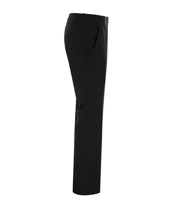 Peserico High-waist Slim Pants - Black