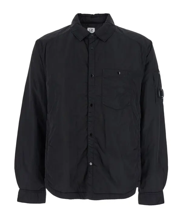 C.P. COMPANY Chrome-r Padded Overshirt - Black