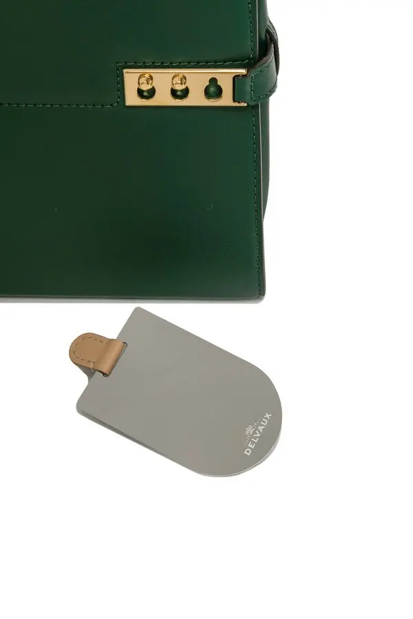Delvaux Logo Shoulder Bag - Green