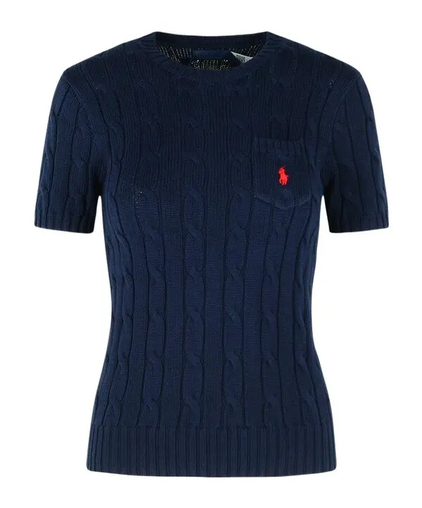 Polo Ralph Lauren Short-sleeved Crewneck Jumper - Black