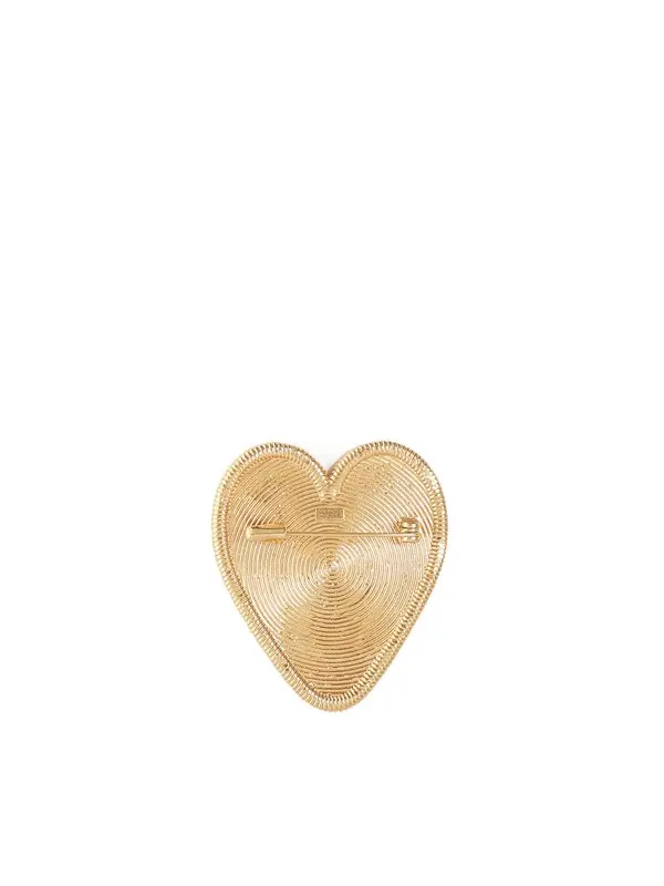 Valentino Garavani Vlogo Signature Heart-shaped Brooch