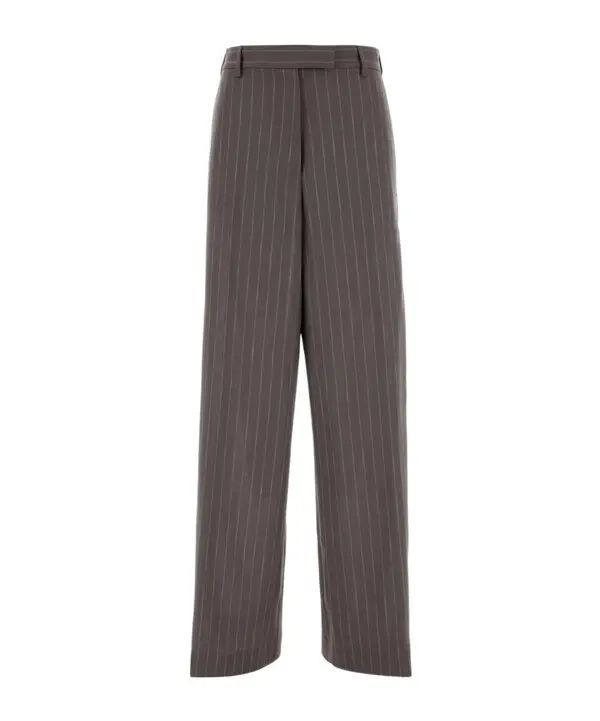 Dries Van Noten Pinstriped Wide-leg Trousers