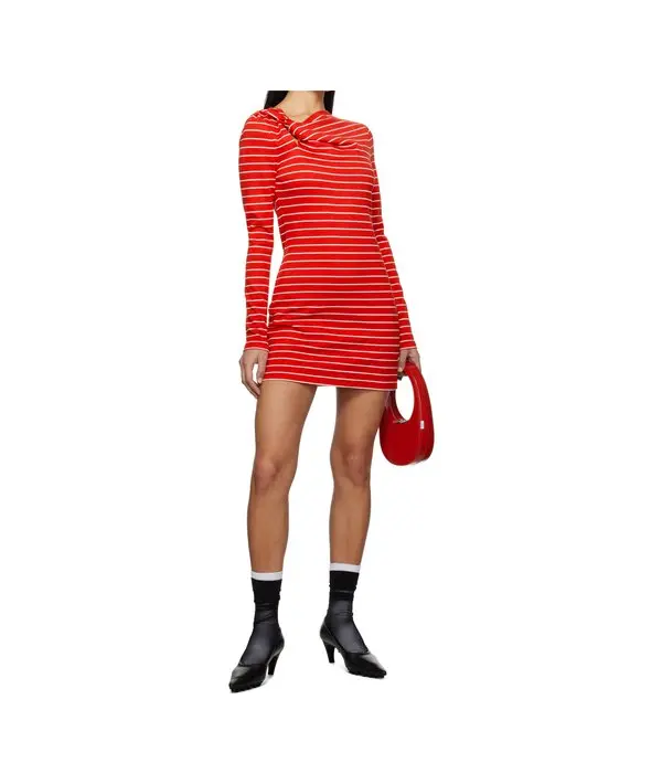 MSGM Striped Jersey Dress