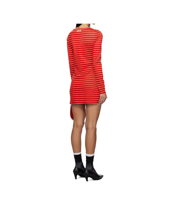 MSGM Striped Jersey Dress