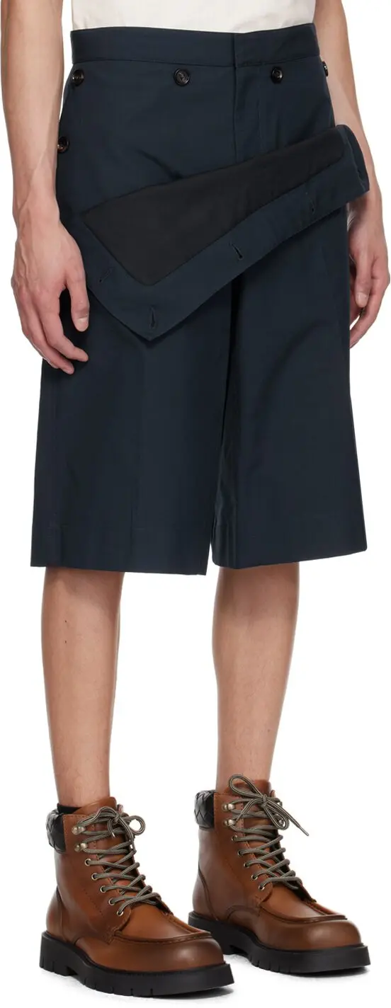 Bottega Veneta Panelled Oversized Shorts
