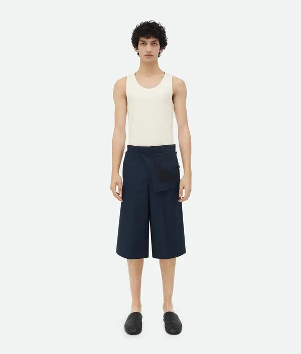 Bottega Veneta Panelled Oversized Shorts