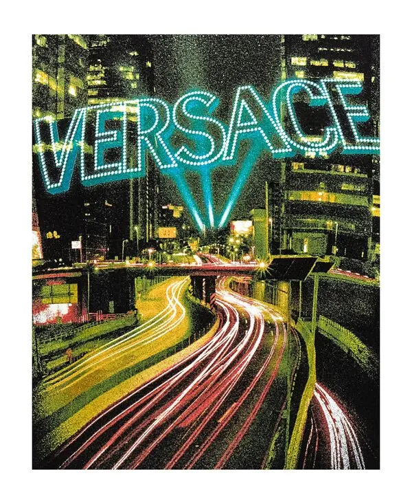 Versace Crewneck Sweatshirt With City Graphic