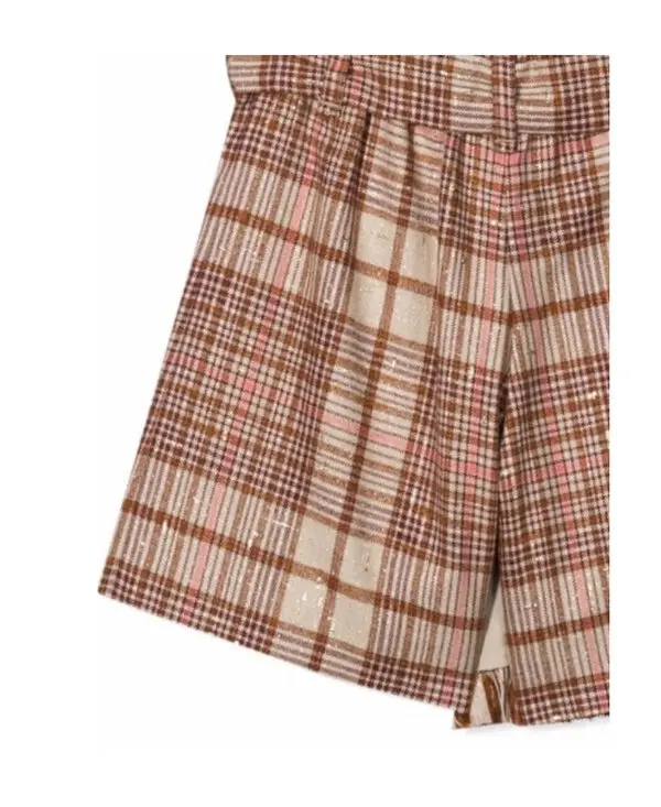 Brunello Cucinelli Plaid Wrap Shorts