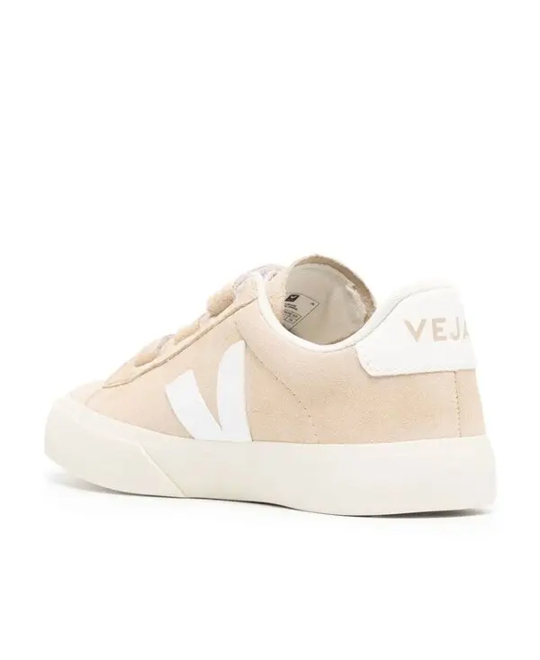 VEJA Recife Suede Sneakers With Touch Band Fastening - White