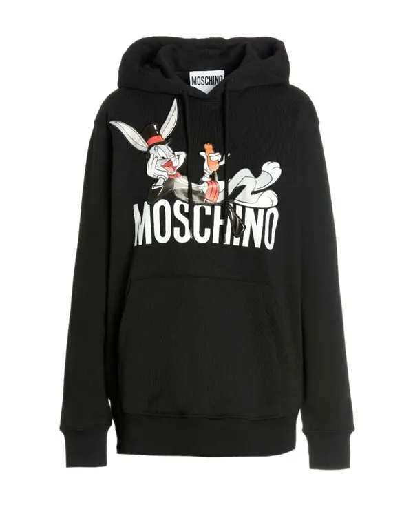 Moschino Bugs Bunny Print Hoodie