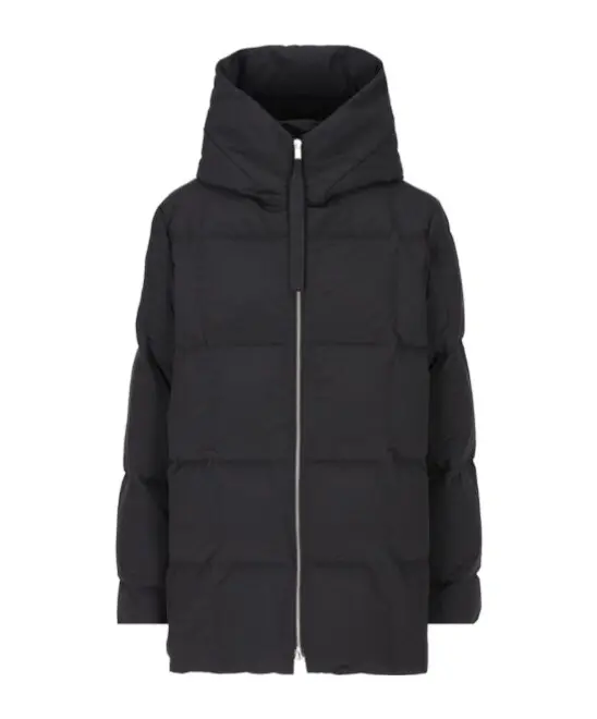 JIL SANDER Quilted Down Jacket - Black