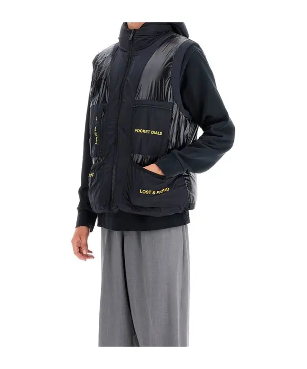 Moose Knuckles Logo Patch Reversible Down Vest