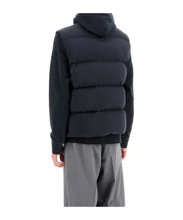 Moose Knuckles Logo Patch Reversible Down Vest