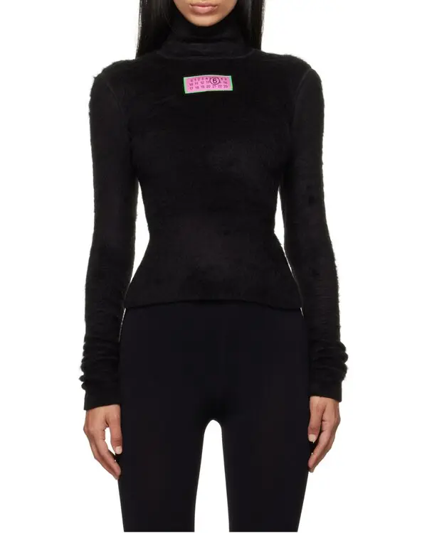 MAISON MARGIELA Turtleneck Fur-effect Jumper