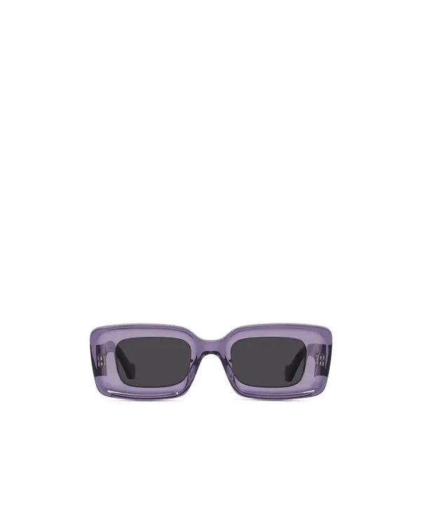 Loewe Full Frame Rectangle Sunglasses - Black