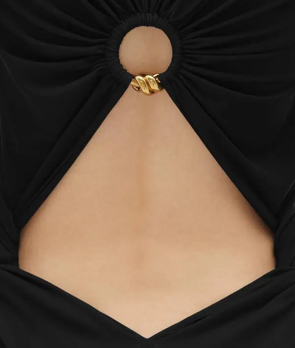 Bottega Veneta Sleeveless Maxi Dress With Knotted Detail