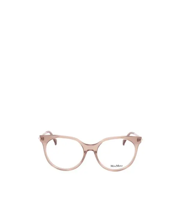 Max Mara Round Frame Eyeglasses - White