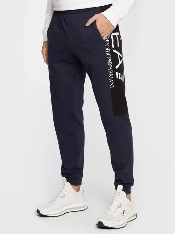 EA7 Logo Sweatpants - Black