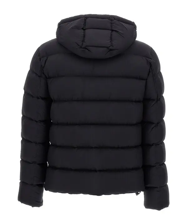 Herno Logo Plaque Padded Jacket - Black