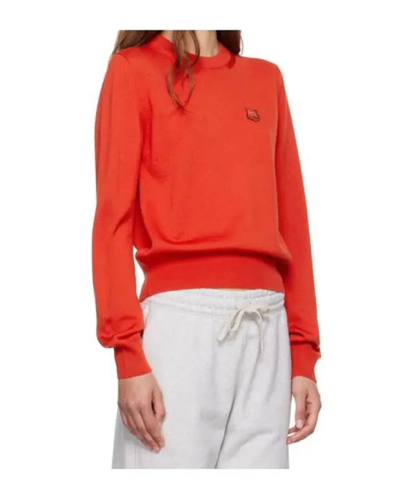 Maison Kitsuné Fox Head Patch Knitted Jumper