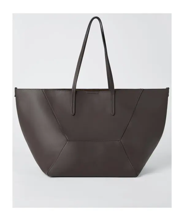 Brunello Cucinelli Monili Shopping Bag With Top Handles
