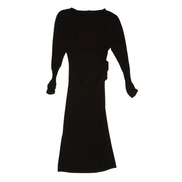 Max Mara Salvo Ruched Detailed Midi Dress