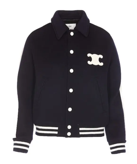 Celine Triomphe Double Face Cashmere Teddy Jacket
