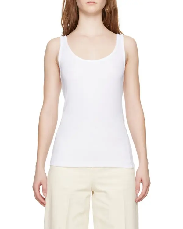 TOTEME Scoop-neck Fine-ribbed Tank Top