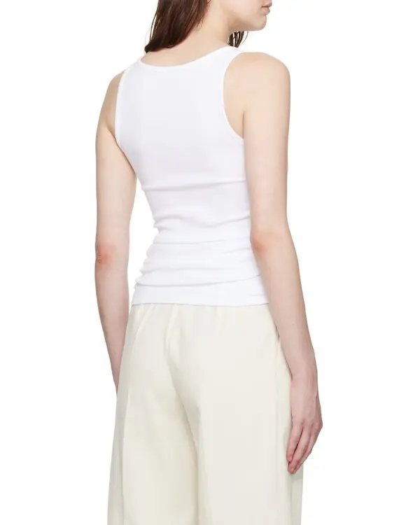 TOTEME Scoop-neck Fine-ribbed Tank Top