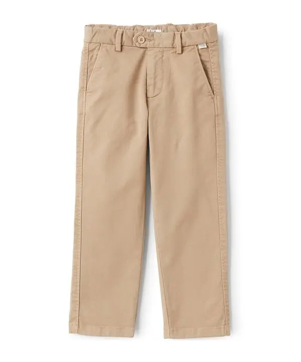 IL GUFO Straight Leg Trousers With Embossed Finish - Beige