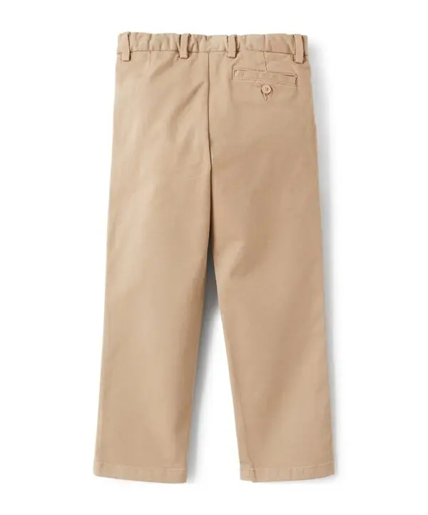 IL GUFO Straight Leg Trousers With Embossed Finish - Beige