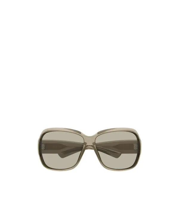 Gucci Oversized Frame Sunglasses - Beige