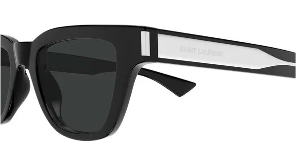 Saint Laurent Jacques Rectangular Sunglasses - Black